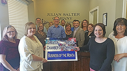 PA Chamber ‘covers’ Salter insurance with October honor | Port Arthur News