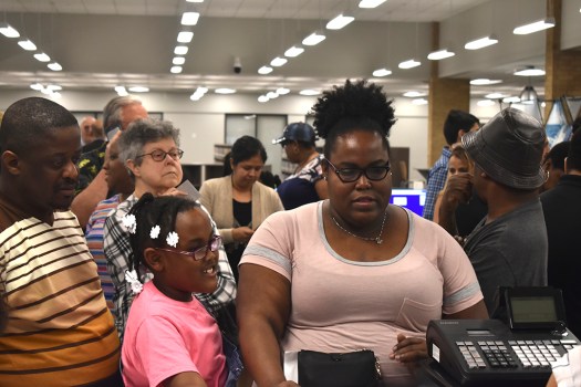So did you miss me?: Patrons show enthusiasm as renewed library reopens ...