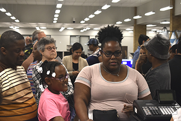 Finally open — Port Arthur Public Library grand reopening packed event ...