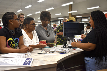 Finally open — Port Arthur Public Library grand reopening packed event ...