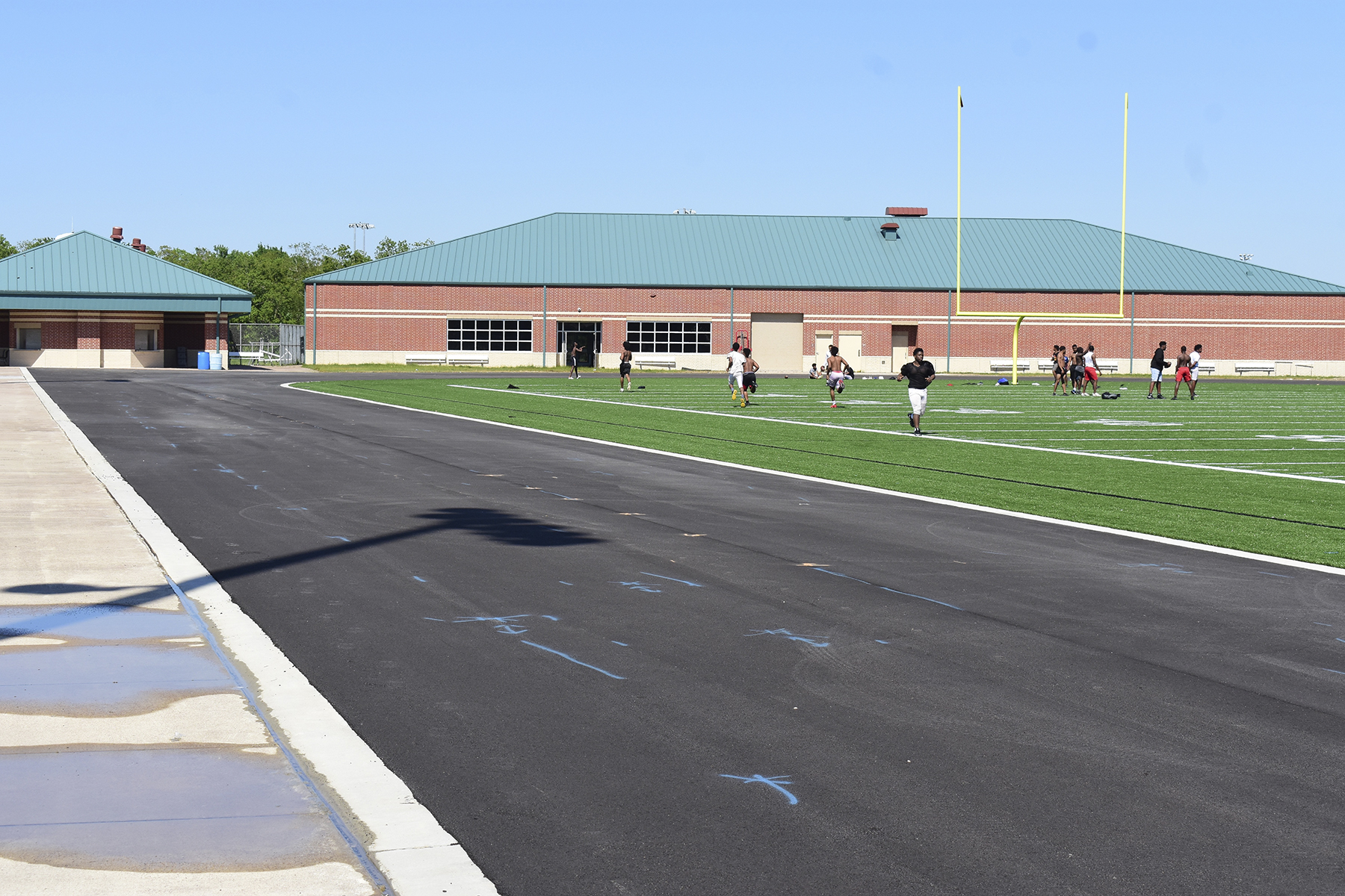 Life on fast track: Titans gear for districts with new surface on way ...