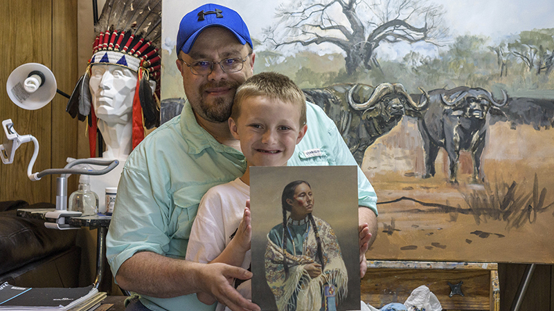 ‘Drawing’ from History: Mid-County artist Calvin Carter brings wildlife ...