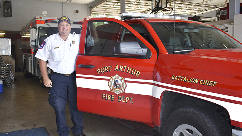 No ‘I’ in Jeremy: Holland named Port Arthur Firefighter of the Year ...
