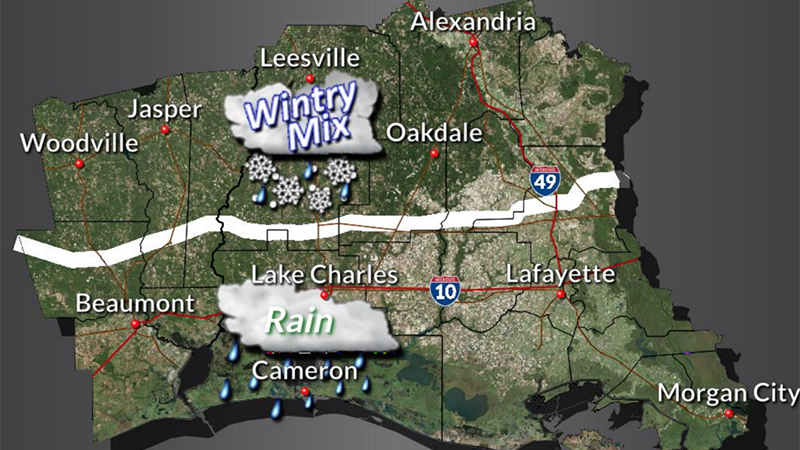 Will snow follow hurricane in Port Arthur? National Weather Service ...