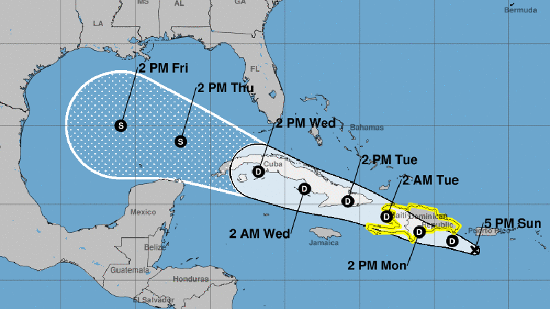 National Weather Service: Tropical Storm Grace could take general path ...