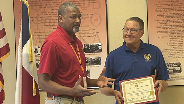 PHOTO FEATURE — Stuart Salter speaks to Rotary Club of Port Arthur ...