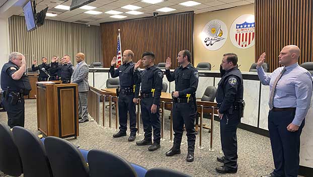 PHOTO GALLERY — Port Arthur Police Department swears in 10 new officers ...