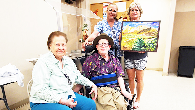 Local artist Doug Jackson delivers paintings, inspiration to senior ...