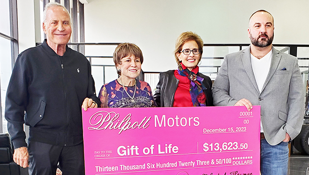 Philpott continues partnership with Gift of Life with $13.5K donation ...
