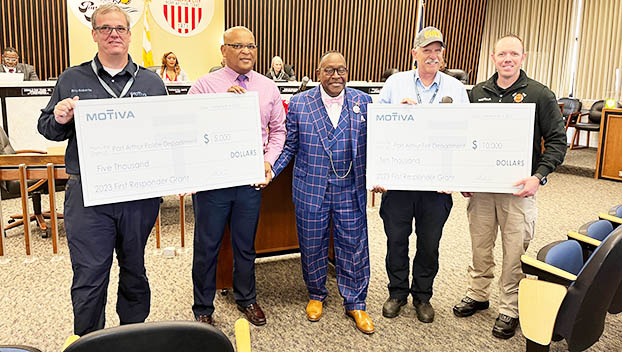 Motiva First Responder Grant Program awards benefit Port Arthur police ...
