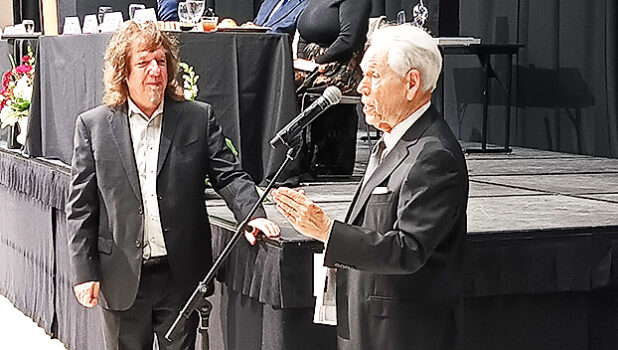 “You have to be part of the community." Chamber awardees Stuart Salter ...