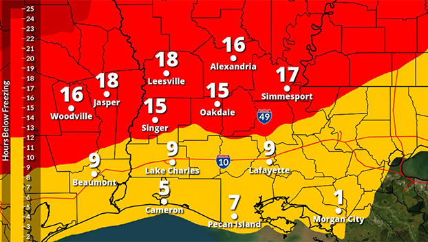 SATURDAY MORNING UPDATE — Expected time below freezing increases for ...