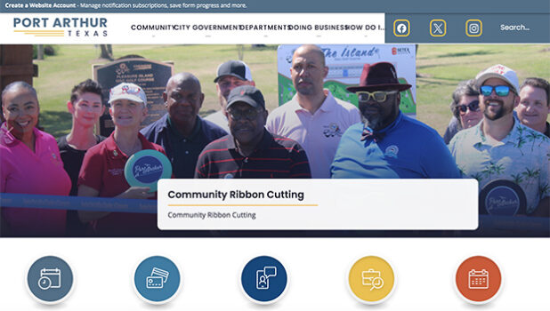 City of Port Arthur launches newly designed website; see the upgrades ...