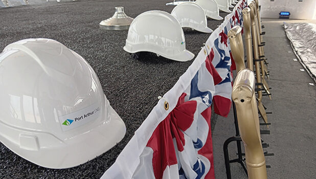 Company leaders, local officials celebrate Sabine Pass construction of ...