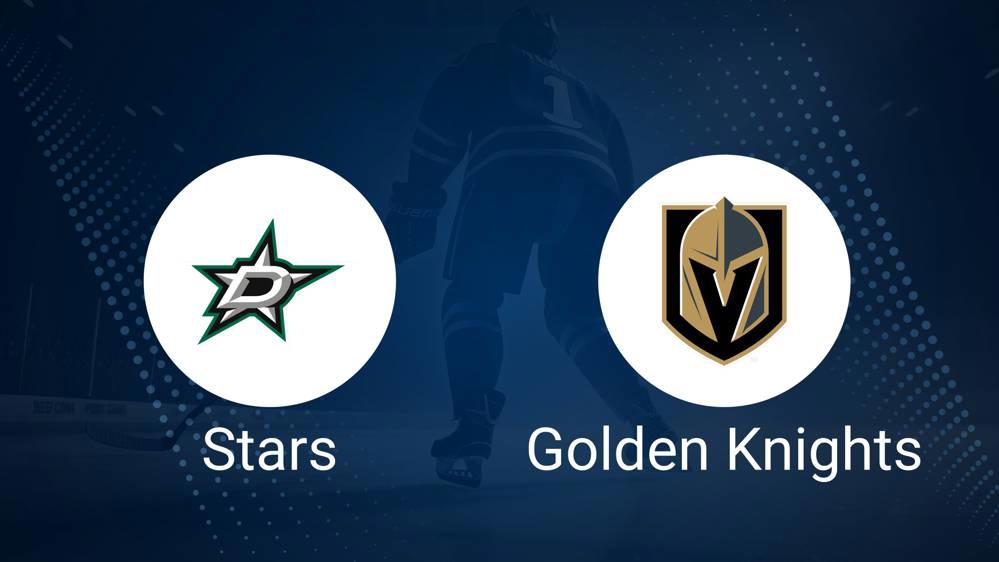 How to Pick the Stars vs. Golden Knights Game with Odds, Spread ...